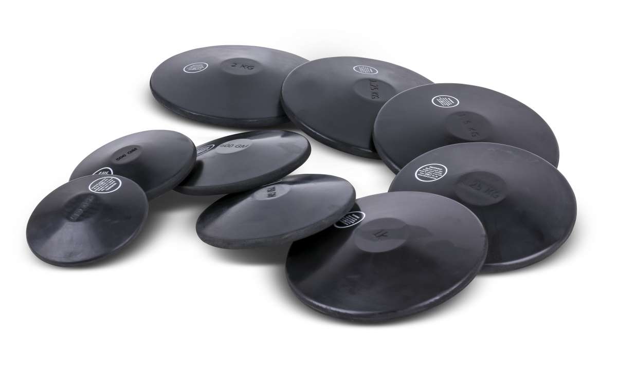 Training Discus from Black Rubber | HaeSt Sporting Equipment