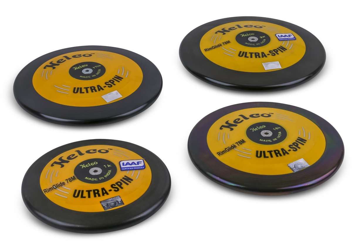 Nelco Wettkampfdiskus Ultra Spin Gold - 1,00 bis 2,00 kg | HaeSt ...
